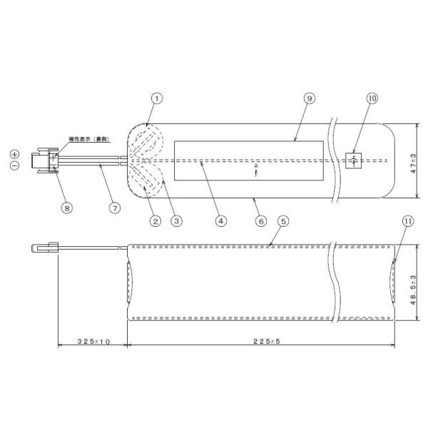 ※通常在庫品ですが、在庫切れ時　取寄せとなります。ご了承ください。----------自動火災警報器用バッテリー BV9810011 相当品この交換電池は自動火災警報用に使われるBV9810011 の相当品(BV9810 / BV98100...