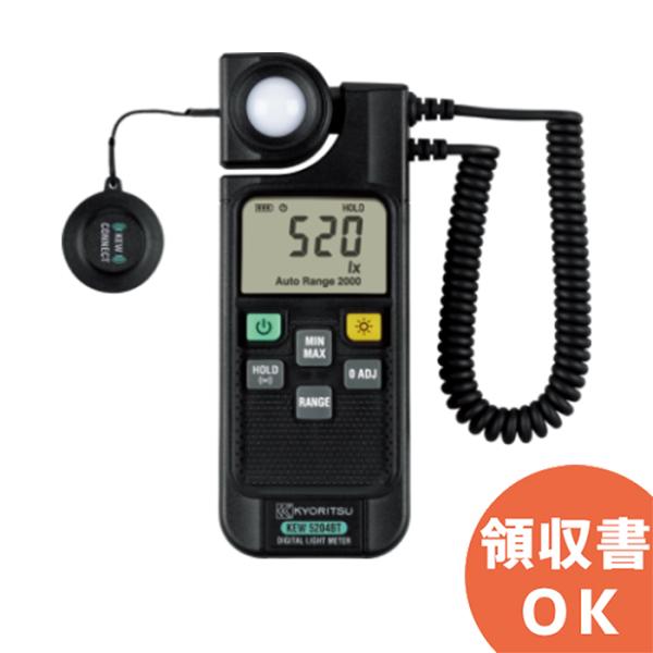 共立電気計器 快適な照度環境実現のために！JIS 一般形A級準拠照度計 KEW5204BT Bluetooth通信機能搭載の照度計 JIS 一般形A級準拠の照度計スマホとの接続でレポート作成もスマートに・Bluetooth(R)通信機能搭載...