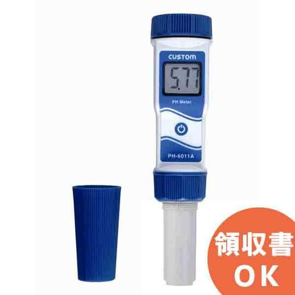 カスタム センサー交換が可能なATC（自動温度補正機能）つき防水型pH計 PH-6011Aセンサー交換が可能な防水型pH計IP57準拠防水ATC（自動温度補正機能）つき