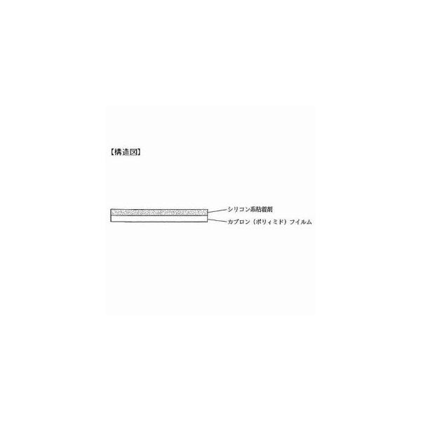 【仕様】<br>●メーカー:華陽電線<br>●型番:カプロンテープ<br>●商品名:粘着カプロンテープ ポリィミドテープ<br>●テープ厚さ(mm):フィルム 0.025/粘着剤 0.025/...