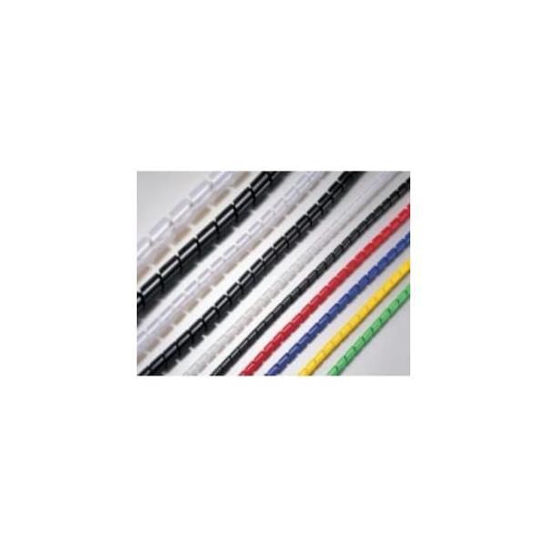 【仕様】●メーカー:エスケイ工機　●型番:SP06RD　●商品名:電線保護材 スパイラルチューブ　●サイズ (※寸法図参照)　・内径 A(mm):6.0　・外径 B(mm):7.6　・肉厚 T(mm):0.8　・ピッチ P(mm):10.0...