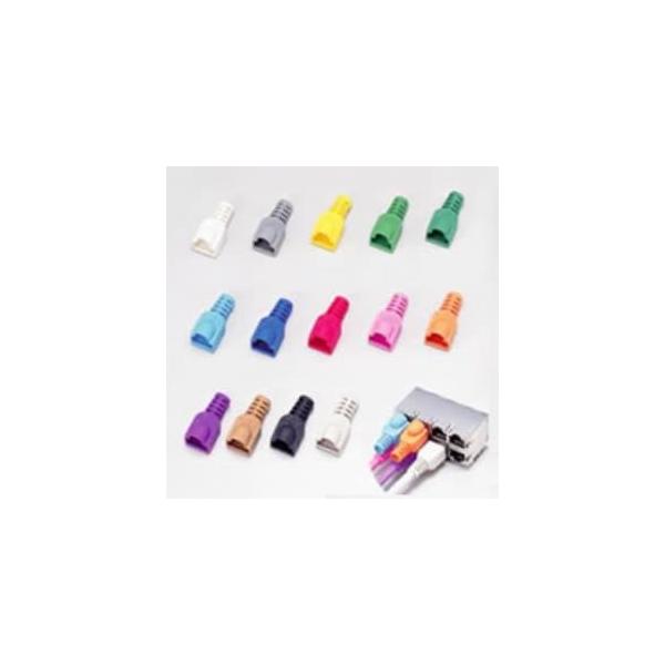 【仕様】●メーカー:エスケイ工機　●型番:BT8FMφ6ウスミドリ　●商品名:RJ-45 プラグブーツ　●エコ製品　●色:薄緑