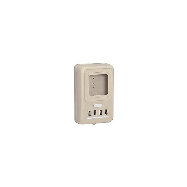 【仕様】●メーカー:未来工業　●型番:WP4202J　●商品名:電力量計ボックス　●本体色:ベージュ　[適合電力計]　・1φ2W:30A　●回路:2　●適用:1個用　●自己消火性樹脂製　●分岐ブレーカ(2P1E・20A)付き　　【ご注意】　...