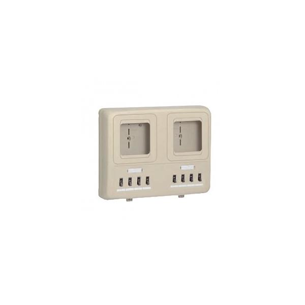 【仕様】●メーカー:未来工業　●型番:WP4W202J　●商品名:電力量計ボックス　●本体色:ベージュ　[適合電力計]　・1φ2W:30A　●回路:2　●適用:2個用　●自己消火性樹脂製　●分岐ブレーカ(2P1E・20A)付き　　【ご注意】...