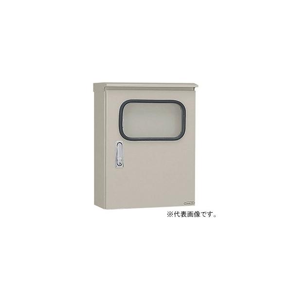 【仕様】●メーカー:日東工業　●型番:SORM2055A　●商品名:ステンレス窓付屋外用制御盤キャビネット　●屋根付　●扉形式:片扉　●設置場所:屋外用　●保護等級:IP44　●取付基板:鉄製基板(2.3mm)　●材質:ステンレス(SUS3...