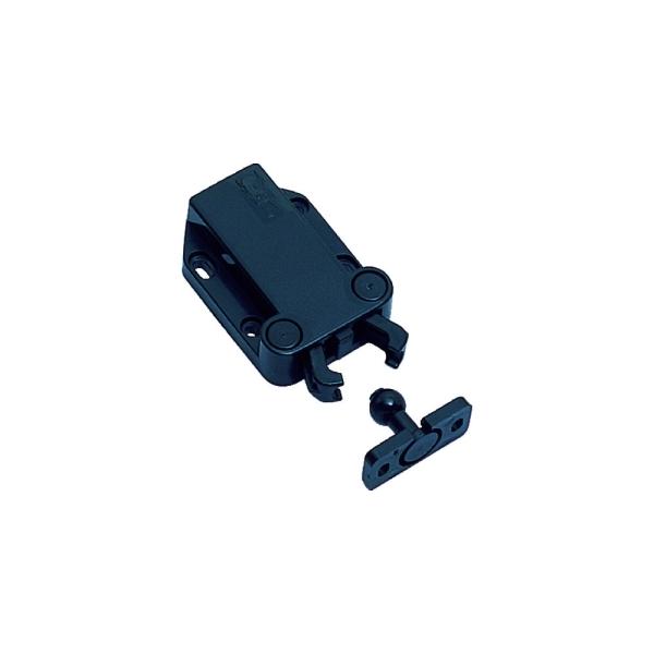 【仕様】●メーカー:スガツネ工業　●型番:MC-37F-BK　●商品名:MC-37F-BKプッシュラッチ　●色:ブラック　●全長(mm):40　●保持力(N/kgf):78/8　●厚さ(mm):16　●長さ(mm):57　●幅(mm):40...