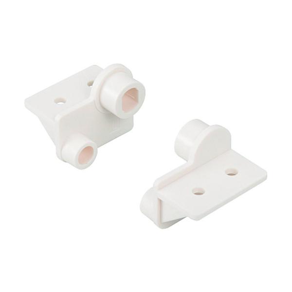 【仕様】●メーカー:スガツネ工業　●型番:UKZ14-WT　●商品名:UKZ14-WTHG-JHM14型裏面付用受座　●材質:PBT樹脂ガラス強化　　【ご注意】　※取説の取付例は木工用で、本カタログ掲載図面と異なります。　※トルク範囲は、蓋...