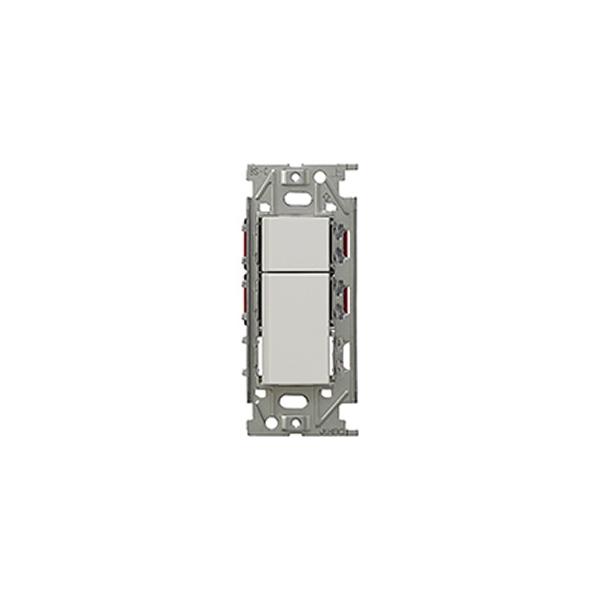 【仕様】  ●NKシリーズ ●定格:15A/300V ●上段 トリプル、下段 ダブル ●色:ピュアホワイト(マンセル参考値 5.6Y 9.0/0.5)  【ご注意】 ※片切として使用する場合は、3路スイッチの0-1端子に接続してください。 ...