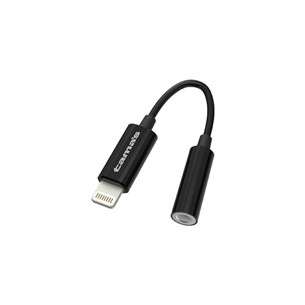 【仕様】●メーカー:多摩電子工業　●型番:TSA08LK　●商品名:オーディオ変換アダプタ　●Lightningポート用　●ジャック:φ3.5mm 4極　●材質:ABS(コネクタケース)、PVC(ケーブル)　●カラー:ブラック　　《適応機種...