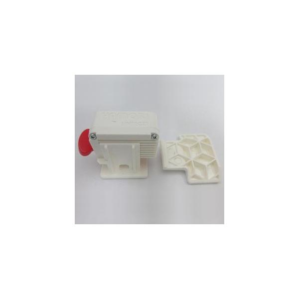 【仕様】●メーカー:リンテック21　●型番:RY001　●商品名:ロックヤモリ　●高さ設定:8段階　●メカ式センサー感知　●電源不要　●使用環境温度(℃):0〜40　●サイズ(mm):　・本体:約35×52×40(台座含む)　・扉用ラッチ:...