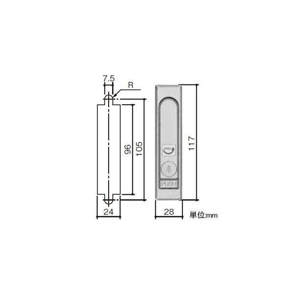【仕様】 ●タイプ:平形回転ハンドル屋外形(MA1-2KWP)●盤用キャビネット用●ハンドルキー付:・キー:No.200・品番:BN8A523002・材質:黄銅・ニッケルメッキ※ハンドル本体には付属しておりません。別売となります。●ハンドル...