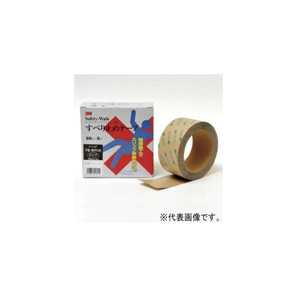 【仕様】●メーカー:3M　●型番:FCLE100*5　●商品名:すべり止めテープ　●屋内・屋外兼用　●色:透明　●粘着力:19N/25mm　●引張強度:300N/25mm(縦)　●幅(mm):100　●長さ(m):5　●厚み(mm):0.6...
