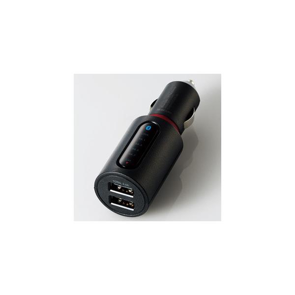 【仕様】●メーカー:ELECOM　●型番:LAT-FMBT04BK　●商品名:Bluetooth&amp;reg;FMトランスミッター ●使用電源:アクセサリソケット ●定格入力電圧(V):DC12/24 ●充電端子:USB Type-Aメ...