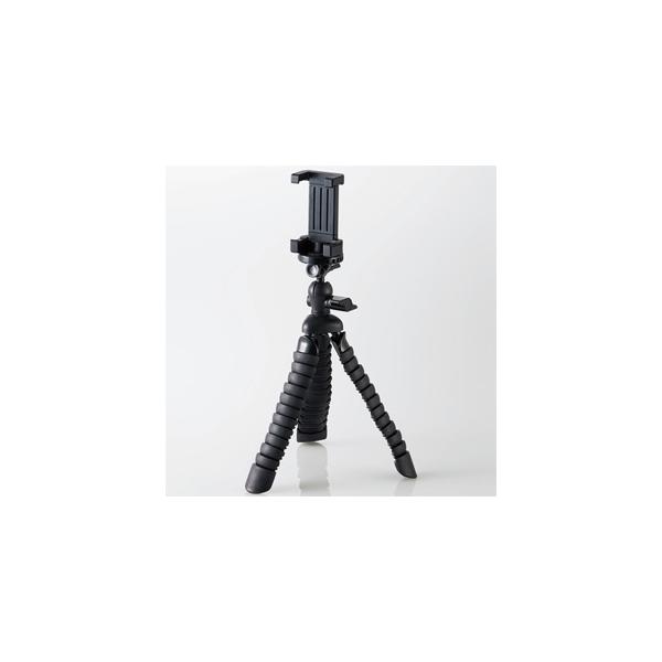 【仕様】●メーカー:ELECOM　●型番:P-STFLBK　●商品名:三脚