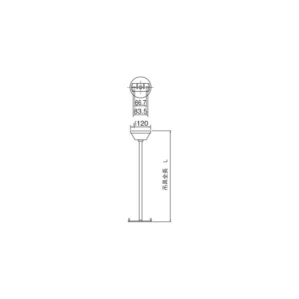 【仕様】  ●配線用コード付 ●吊具全長L250mmタイプ、丸タイプ ●平成11年の消防法施行規則第28条の3改正に伴い、誘導灯の設置高さ制限が原則廃止されました。標準品の全長で対応できない場合は、最小200mm?最大3000mmの範囲で、...