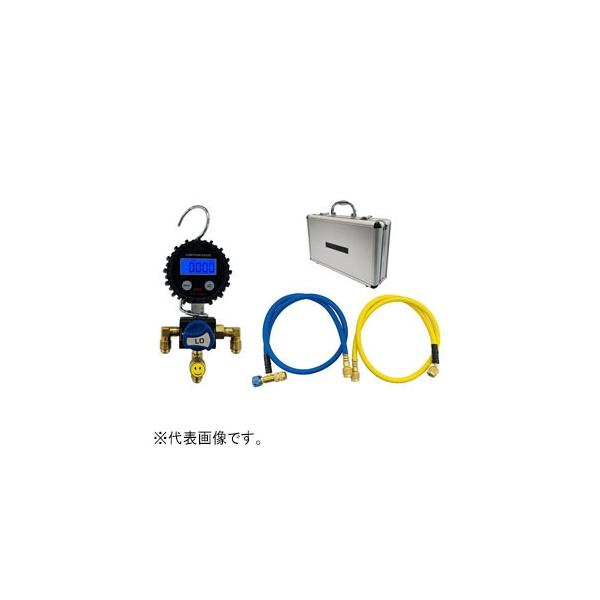 【仕様】●メーカー:BBKテクノロジーズ　●型番:DM60SE　●商品名:ECOバルブホースセット　●ルームエアコン用　●電源:単4形電池×2本　●ハンドルタイプ:ボールバルブ　●接続ポート口径:5/16フレア　●測定圧力範囲(Mpa):-...