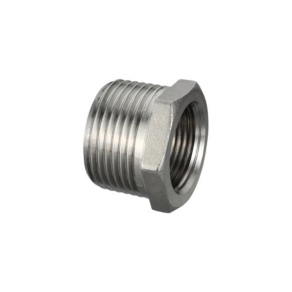 【仕様】 ●テーパおねじ、テーパめねじ(R×Rc)ねじのサイズ変換に使用します。 ●冷温水・油・エアー・蒸気・ガス(可燃性・毒性以外)用。 ●本体:SCS13A ●呼び径A:20×15 ●呼び径B:R3/4×Rc1/2 ●L(mm):24 ...