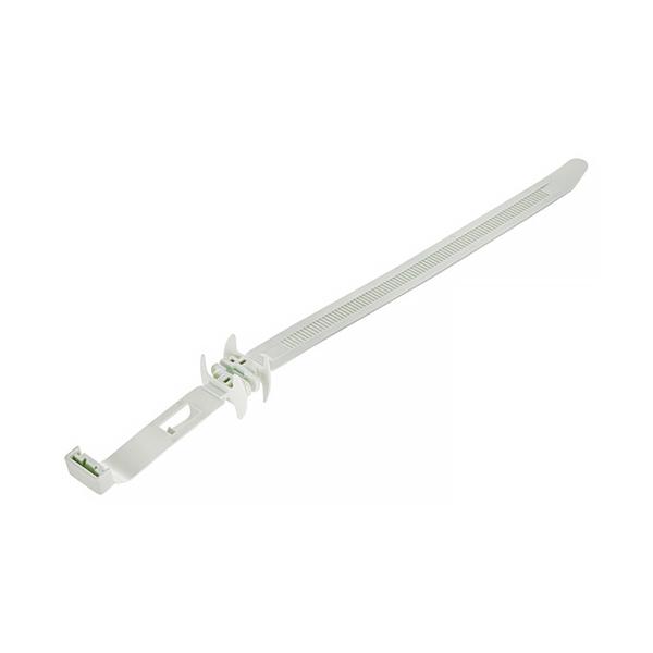 【特長】●ワンタッチで適合チャンネル、長穴へ取り付けできます。　●締め過ぎ防止のロック解除機能付きです。　●一体型のため、運搬、管理が便利です。　●サイドのフック部で制御ケーブルの保持ができます。　●ラルムパッチとの併用で被覆材のつぶれを緩...