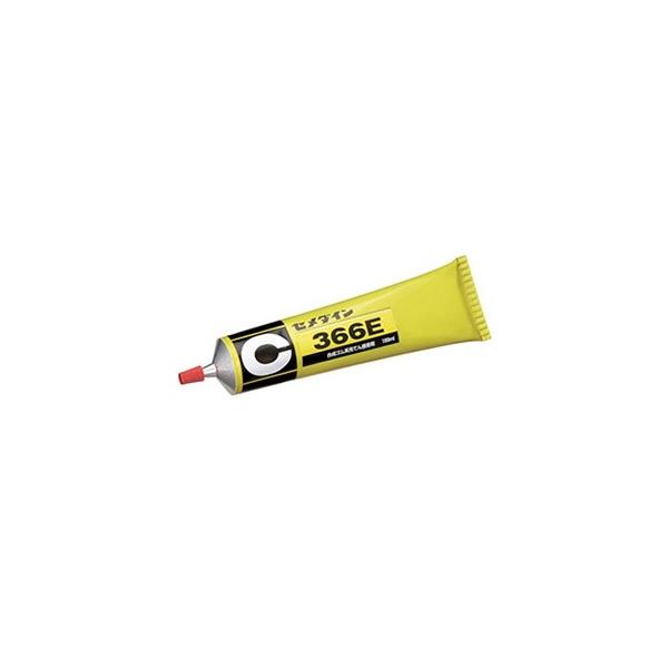 【仕様】●メーカー:セメダイン　●型番:SJ045　●商品名:合成ゴム系充てん接着剤　●366E　●自動車・車両用　●容量(ml):180　●形状:ペースト状　●色:黒色　●比重/密度(g/&amp;#13216;):1.0　●主成分:クロ...