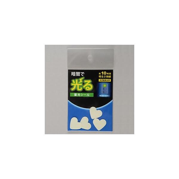 【仕様】●メーカー:花岡　●型番:AF4018　●商品名:蓄光シール　●α-FLASH　●マーキングタイプ　●内容:「ハート」×4枚　●サイズ(mm):22×2　●材質:表面 PETフィルム/基材 ポリエステル樹脂・蓄光材/粘着剤 アクリル...