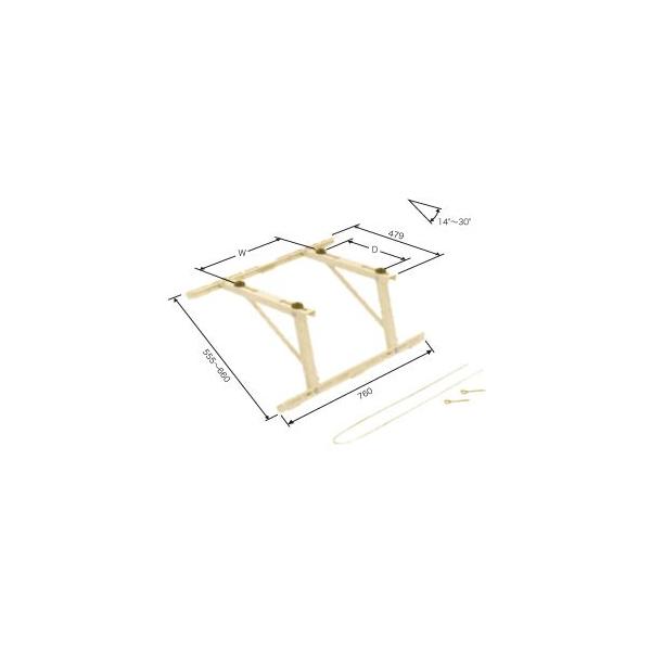 【仕様】●メーカー:日晴金属　●型番:CYUGL　●商品名:クーラーキャッチャー　●用途:傾斜屋根用　●エアコン固定寸法:W100〜700、D160〜400　●使用荷重(kg):80　●材料:ZAM&amp;reg;　●仕上げ:静電塗装(ア...