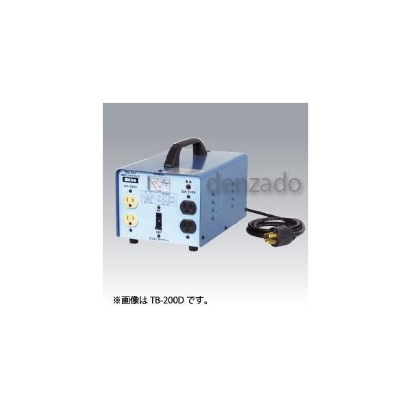 【特長】　●100V電源を115V・単相200Vへまた、三相200V電源を100V・115V・単相200Vへ自在に変換できるトランスです。　●電圧降下が少なく、安定した100Vが供給されます。　　【仕様】　●メーカー:日動工業　●型番:TB...