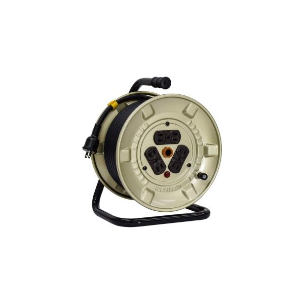 【仕様】 ●屋内用のコードリール20m。電圧ドロップの少ない極太電線3.5?仕様。入力プラグは2Pプラグです。 ●用途:工事現場、工場、 ●定格電圧:125V ●定格電流:7A(全巻時)、15A(全延時) ●電線長(m):20 ●電線種:S...