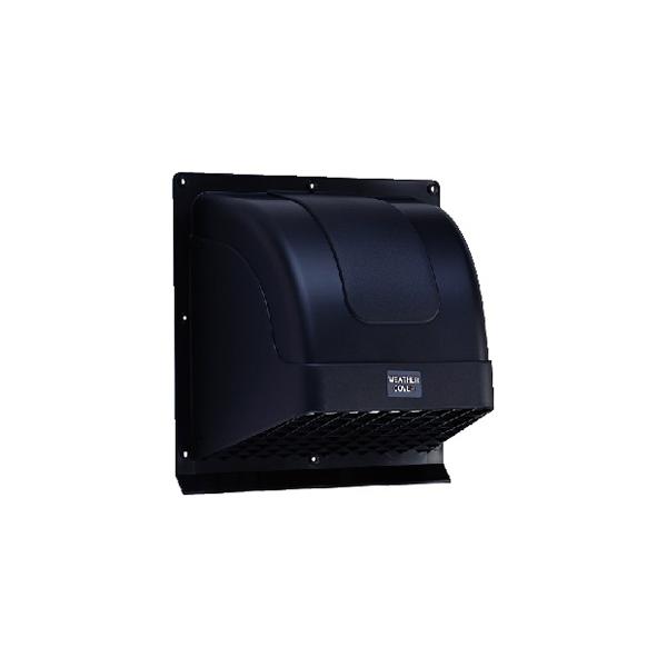 【仕様】 ●雨や風のトラブルを防ぎ、外観の美しさを守ります。 ●25cm換気扇用 ●開口寸法(mm):300×300 ●格子付 ●寸法(mm):A 205・B 350・C 330・D 165・E 340 ●材質:樹脂製 ●色:ブラック ●取...