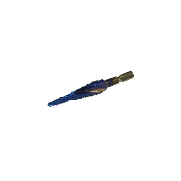 【仕様】●メーカー:ジェフコム　●型番:DSCH412　●商品名:ステップドリル　●スパイラルタイプ　●回転タイプ専用　●充電ドライバー対応六角軸シャンク(mm):6.35　●有効切断能力(mm):鉄板 2.0/ステンレス 1.6　●サイズ...