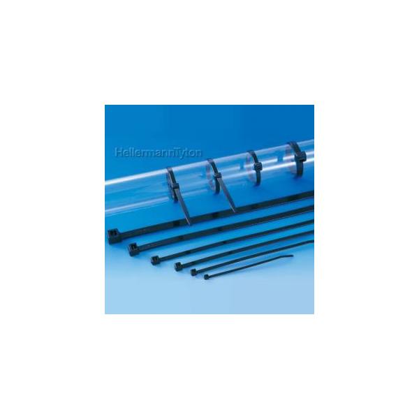 【特長】●電気工事を中心に、35年以上の国内実績を持つ信頼の結束バンドです。　●屋外や屋内の紫外線があたる場所でご使用になれます。　●横ズレ防止力に優れ、軽い挿入抵抗で確実な結束が可能です。　　※屋外の亜鉛鋼板付近で使用する場合は、ポリプロ...