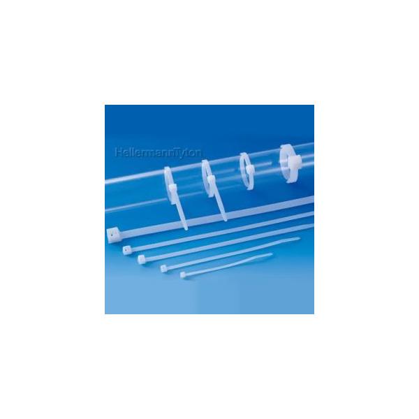 【特長】●電気工事を中心に、35年以上の国内実績を持つ信頼の結束バンドです。　●屋内使用です。　●横ズレ防止力に優れ、軽い挿入抵抗で確実に固定し、バンド部は作業しやすい適度な柔軟性を持つのが特長です。　●作業者や被結束物に負担がかからない滑...