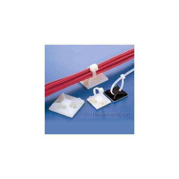 【特長】●シールをはがすだけで、任意の場所に簡単に固定できます。　●インシュロックタイと併用して、配線を固定するアクセサリです。　●インシュロックタイは縦方向、横方向いずれからでも結束できます。　　【仕様】●メーカー:ヘラマンタイトン　●型...