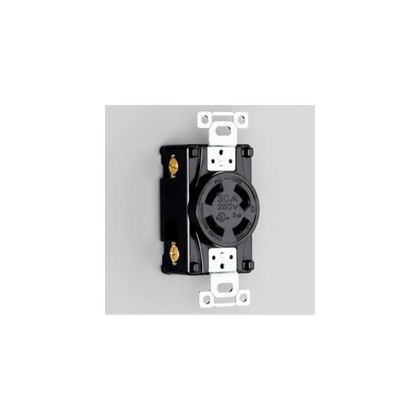 【仕様】●メーカー:アメリカン電機　●型番:4320L15UL　●商品名:埋込コンセント　●引掛形　●定格:　・電流(A):30　・極数:接地形3P(3P・4W GND)　・電圧(V):250　●UL/CSA規格認証取得品　●NEMA規格番...