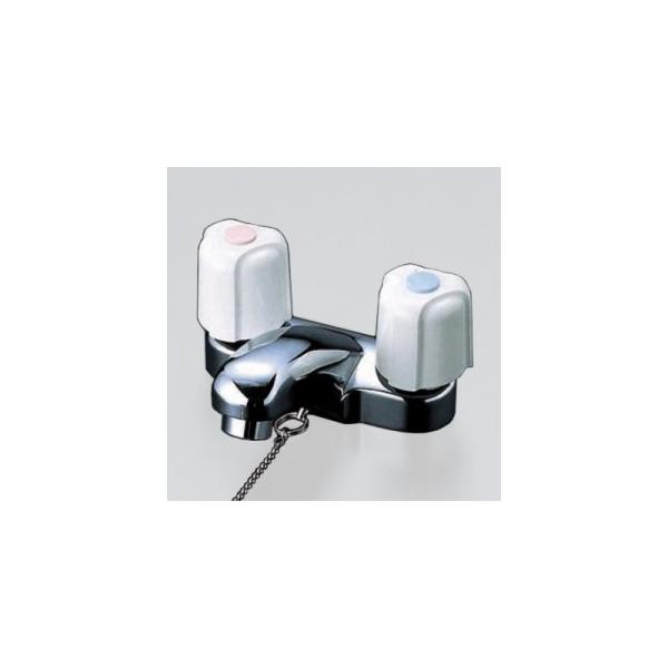 価格.com - KVK 洗面用2ハンドル混合栓(ゴム栓付) KM66G (水栓金具) 価格比較