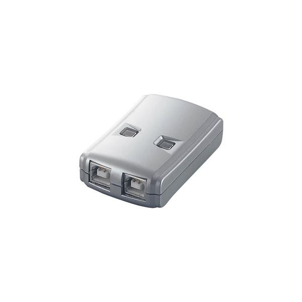 【仕様】●メーカー:ELECOM　●型番:USS2-W2　●商品名:USB切替器　●回路数:2　●インターフェイス:USB2.0、1.1　●コネクタ形状:コンソール側　USB(Aタイプ)×1、パソコン側　USB(Bタイプ)×2　●切替方法:...