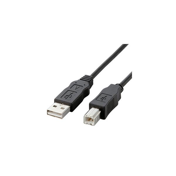 【仕様】●メーカー:ELECOM　●型番:USB2ECO20　●商品名:USB2.0ケーブル　●規格:USB2.0規格(HI-SPEEDモード)準拠　●コネクタ形状:USB(A)オス-USB(B)オス　●対応転送速度(Mbps):480　●...