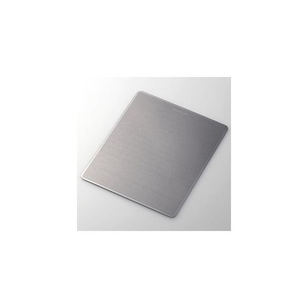 【仕様】●メーカー:ELECOM　●型番:MP112BK　●商品名:メタリックマウスパッド　●カラー:ダークシルバー　●材質:　・基材:PET　・表面:UV樹脂　・裏面:ウレタン系粘着剤　●サイズ(mm):　・外形寸法:幅150.0×奥行1...