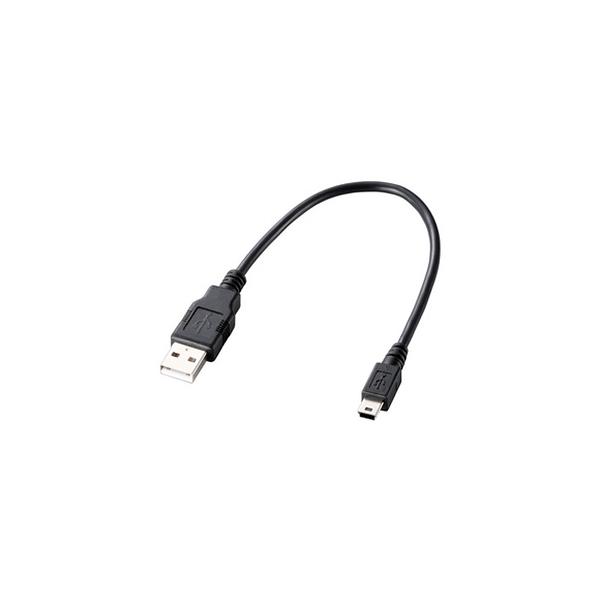 【仕様】●メーカー:ELECOM　●型番:U2CGMM025BK　●商品名:USB2.0ケーブル　●規格:USB2.0規格(HI-SPEEDモード)準拠　●コネクタ形状:USB(A)オス-USB(miniB)オス　●対応転送速度(Mbps)...
