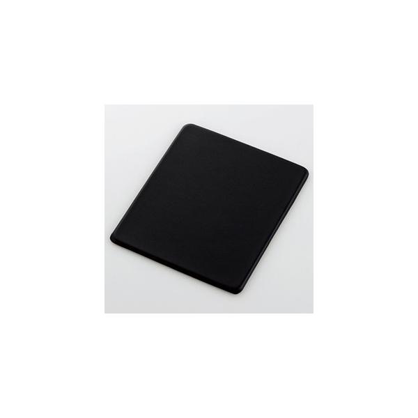 【仕様】●メーカー:ELECOM　●型番:MPSL01BK　●商品名:ソフトレザーマウスパッド　●カラー:ブラック　●材質:　・基材:エラストマー　・表面:PU　●サイズ(mm):幅150×奥行き180×厚み4　●重量(g):82