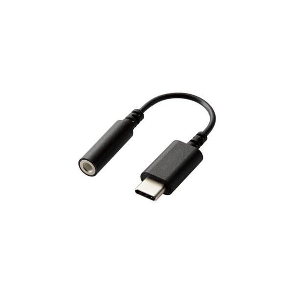 【仕様】●メーカー:ELECOM　●型番:EHP-C35DS01BK　●商品名:Type-C変換ケーブル　●イヤホン・ヘッドホン用　●耐久タイプ　●コネクタ形状:USB　TypeCオス-3.5mm4極ステレオミニジャック　●カラー:ブラック...