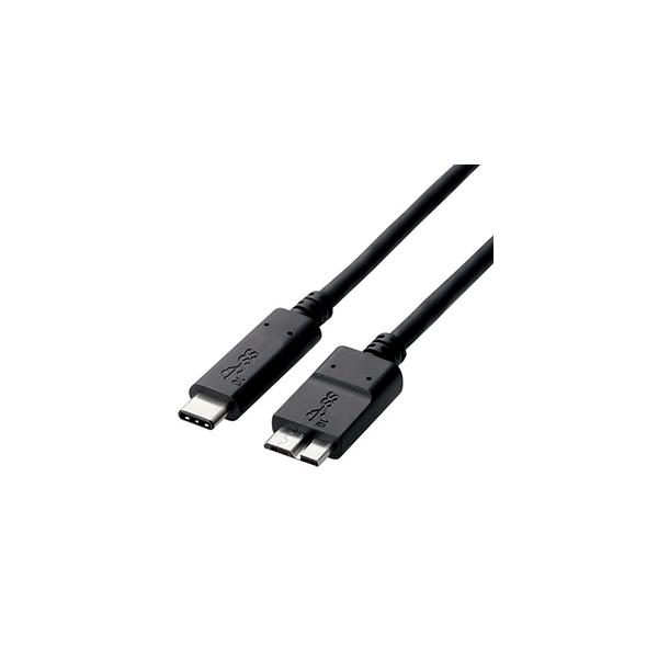 【仕様】●メーカー:ELECOM　●型番:USB3CMB05NBK　●商品名:USB3.1ケーブル　●規格:USB3.1規格正規認証品　●コネクタ形状:USB TypeCオス-USB3.1 microBオス　●対応転送速度(Gbps):最大...