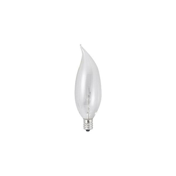 【特長】　●主にヨーロッパの器具に付いている電球。日本では珍しい電球です。　　【仕様】　●メーカー:アサヒ　●型番:マガリC32E14100110V40WF　●商品名:海外球シャンデリア　●ガラス球　・仕上:フロスト曲がり　・径(mm):3...