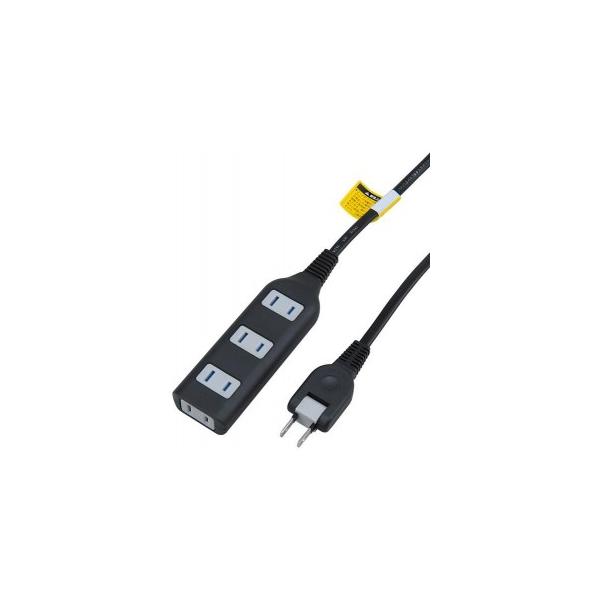 【仕様】●メーカー:ヤザワ　●型番:Y02S401BK　●商品名:耐トラ付テーブルタップ　●カラー:黒　●個口数:4　●コード(m):1　●定格入力:125V15A合計1500Wまで　●本体サイズ(mm):W41×H122×D21　●本体重...