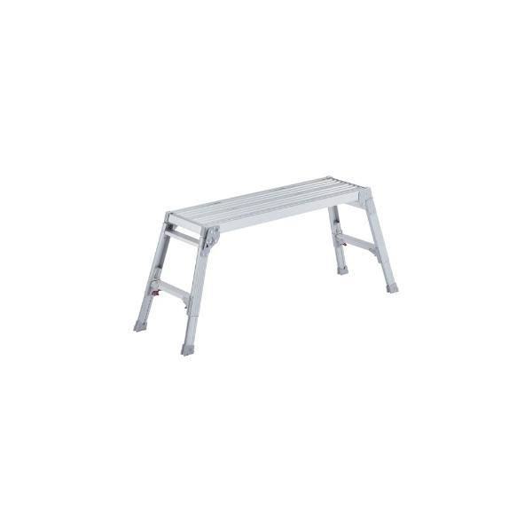 【仕様】 ●約31cmまでの段差を解消できます。 ●最大使用質量(kg):100 ●天板高さ(m):0.43〜0.55 ●天板寸法(mm):1000×300 ●Aマーク:1 ●収納時寸法(mm)全長×幅×厚さ:103×38×15 ●脚部伸縮...