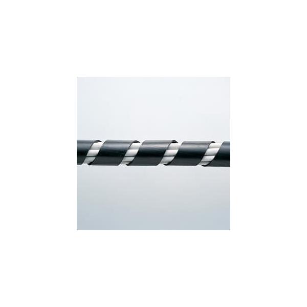 【仕様】●メーカー:サンワサプライ　●型番:CASP20BK　●商品名:ケーブルタイ　●スパイラルタイプ　●カラー:ブラック　●結束径(mm):最大130　●直径(mm):外径 24、内径 20　●サイズ(mm):W24×D24×H2000...