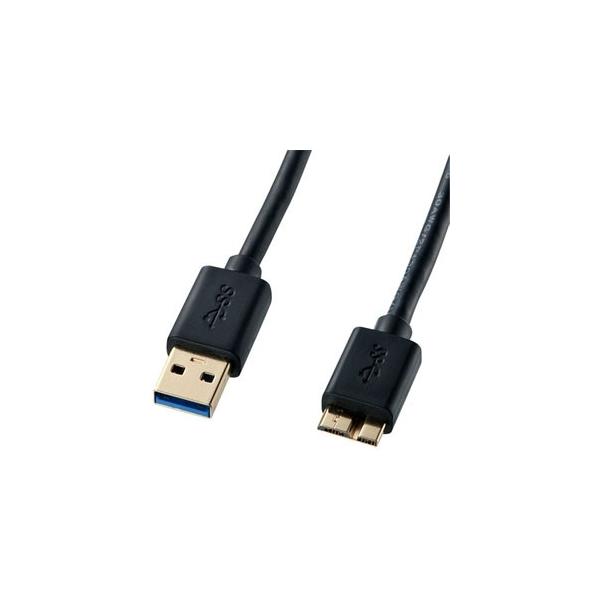 【仕様】●メーカー:サンワサプライ　●型番:KU30AMC05BK　●商品名:USB3.0対応マイクロケーブル　●USB-IF認証タイプ　●USB3.0対応　●カラー:ブラック　●ケーブル長(m):約0.5　●コネクタ形状:USB3.0 A...