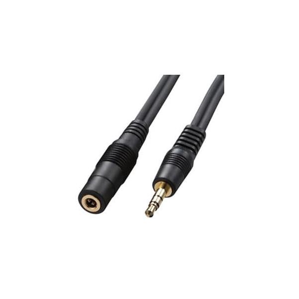 【仕様】●メーカー:サンワサプライ　●型番:KMA336K2　●商品名:オーディオ延長ケーブル　●延長用　●カラー:ブラック　●ケーブル長(m):3.6　●コネクタ形状:3.5mmステレオミニジャック-3.5mmステレオミニプラグ　●ケーブ...
