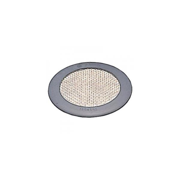 【特長】　●排水目皿の上に乗せて使用します。　●流れ止めピンでずれを防止します。　　【仕様】　●メーカー:三栄水栓製作所　●型番:PH95175　●商品名:ゴミガード 排水用品　●バス用品　●寸法(mm):D-105/d-75　●材質:銅、SBR