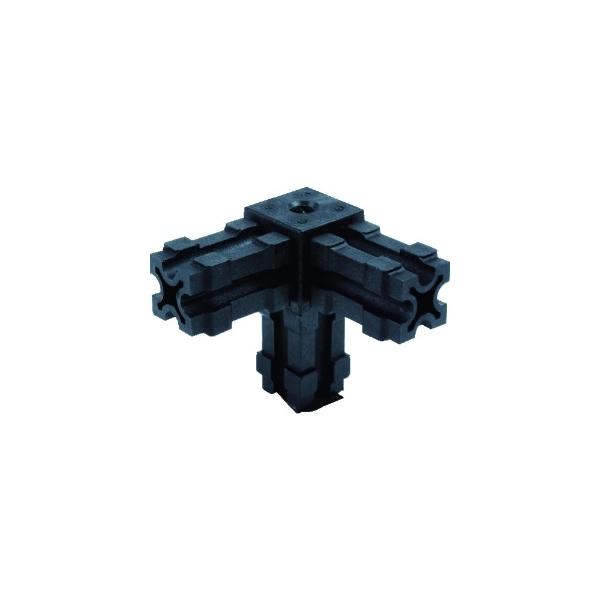 【仕様】●メーカー:トラスコ中山　●型番:AFB-3W-H　●商品名:25mmアルミフレーム用ジョイント　●幅(mm):59　●奥行(mm):59　●高さ(mm):59　●摘要:M8ボルト穴付　●25mm角アルミフレーム用　●材質:66ナイ...