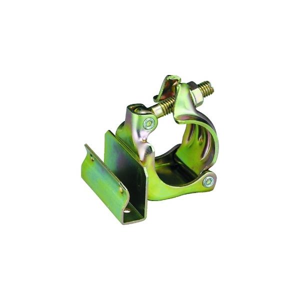 【仕様】 ●単管に板材(板厚:12mm)をパイプに取付け固定するクランプです。 ●単管に板材(板厚:12mm)をパイプに直角・平行方向に取付け固定するクランプです。 ●タイプ:平行 ●適用パイプ径(mm):48.6 ●つかみ厚(mm):12...